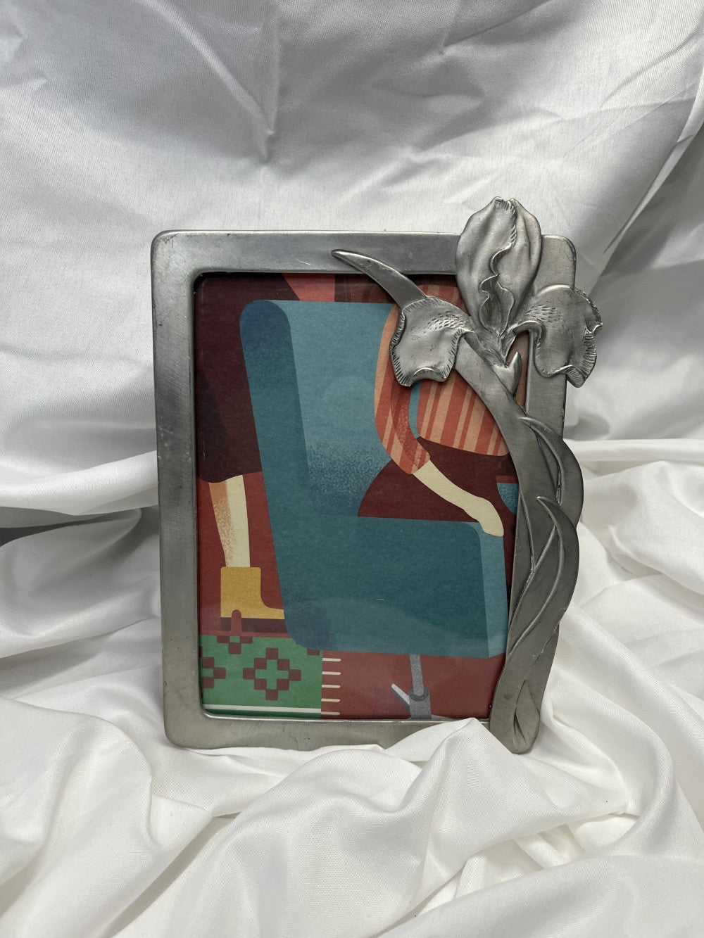Pewter Iris Picture frame – Bliss Marketplace