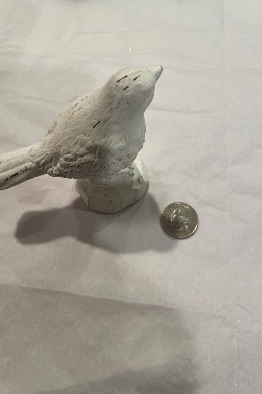 Small, white decorative bird RSV – Bliss Marketplace