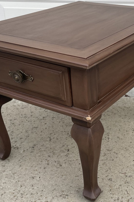 Wooden End Table as-is MTS – Bliss Marketplace
