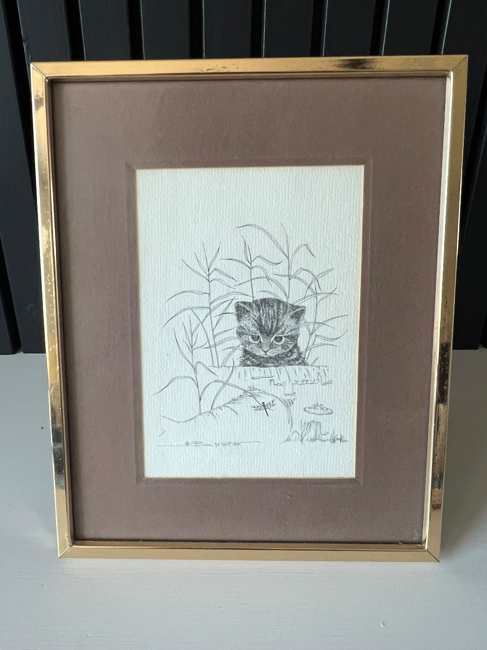 Vintage Bill Neat cat drawing RSV – Bliss Marketplace