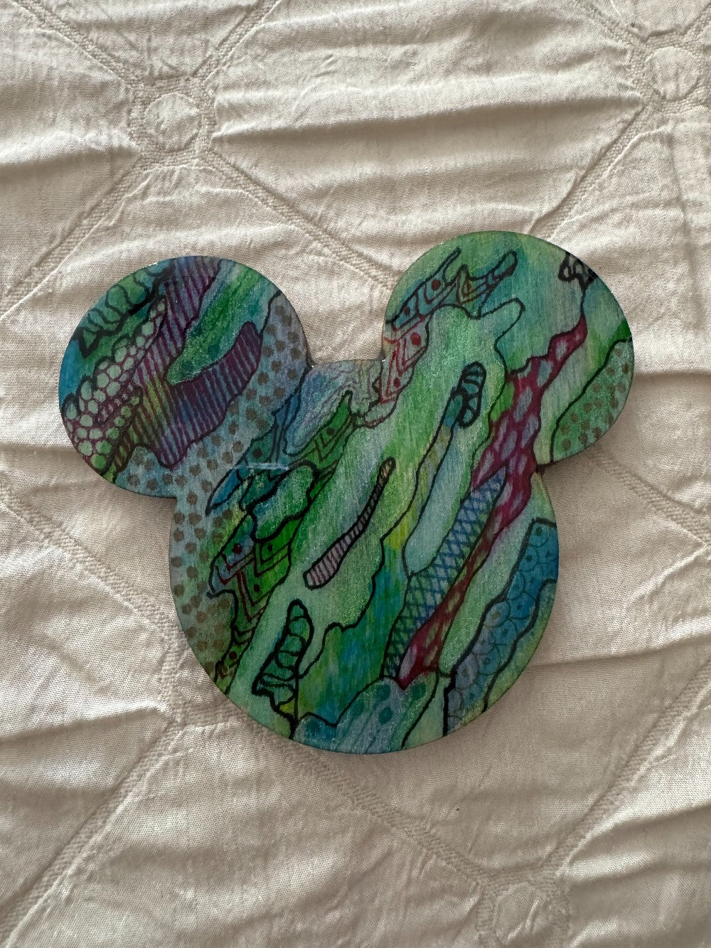 Mickey coaster blue – Bliss Marketplace