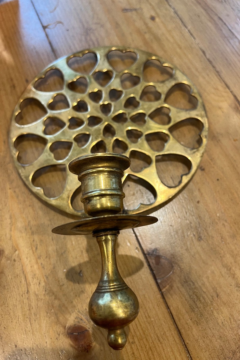Vtg. Brass Sconce/Hearts MTS – Bliss Marketplace