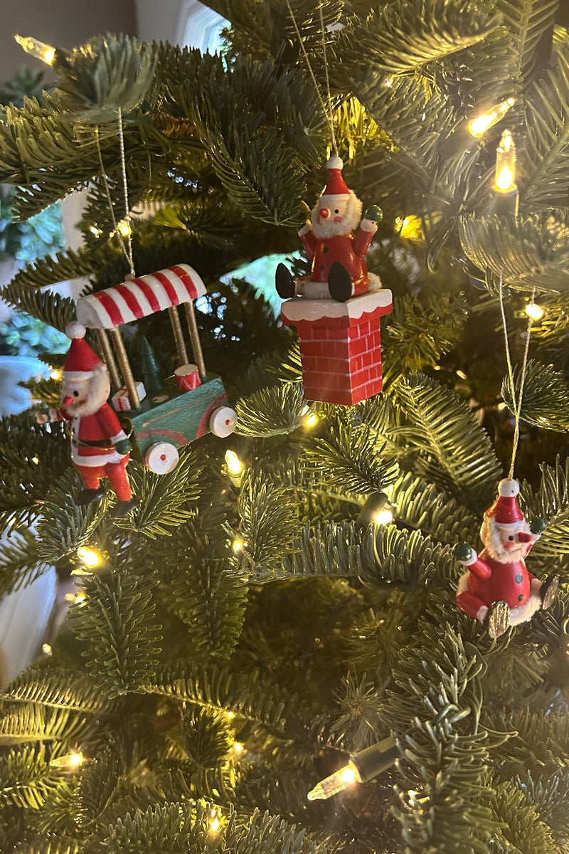 Wooden Santas, Set of 3 MTS – Bliss Marketplace