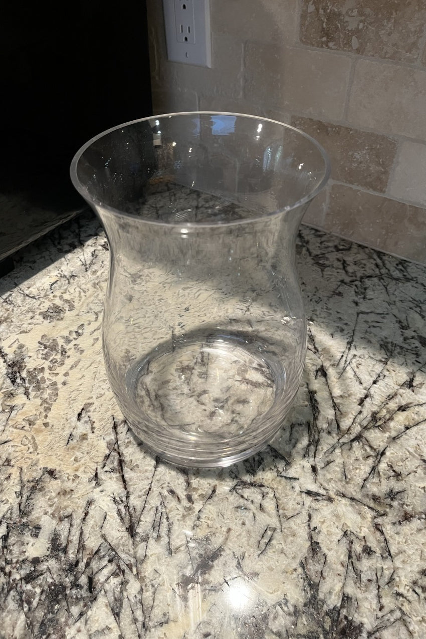 Large, Clear Glass Vase RCD – Bliss Marketplace