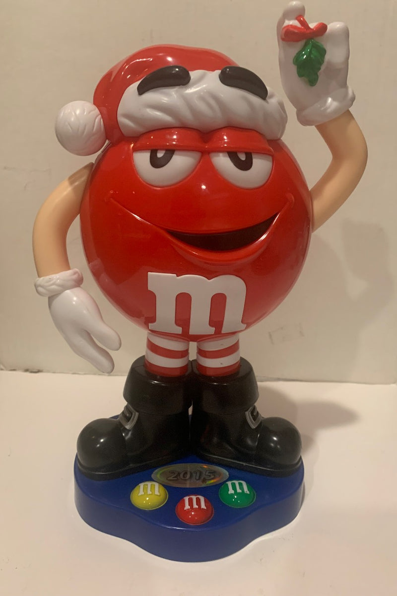 10” Red M&M candy dispenser MTS – Bliss Marketplace