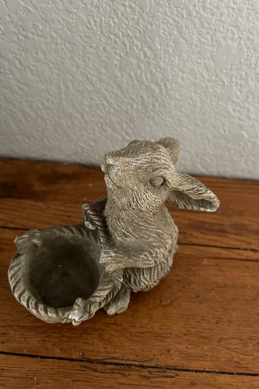 Small Rabbit With Basket – Bliss Marketplace