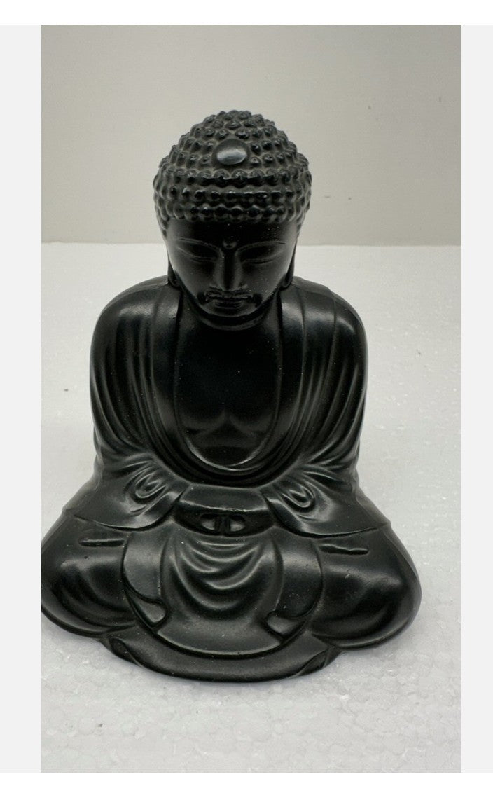 Chinese metal Buddha statue w/inscription – Bliss Marketplace