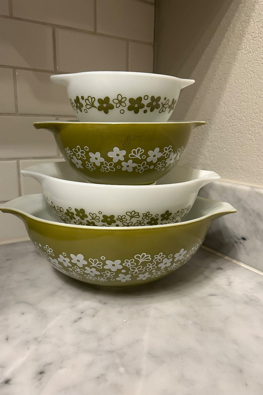 Pyrex Spring Blossom Cinderella Bowls, 4 Piece Nesting Set MTS – Bliss ...