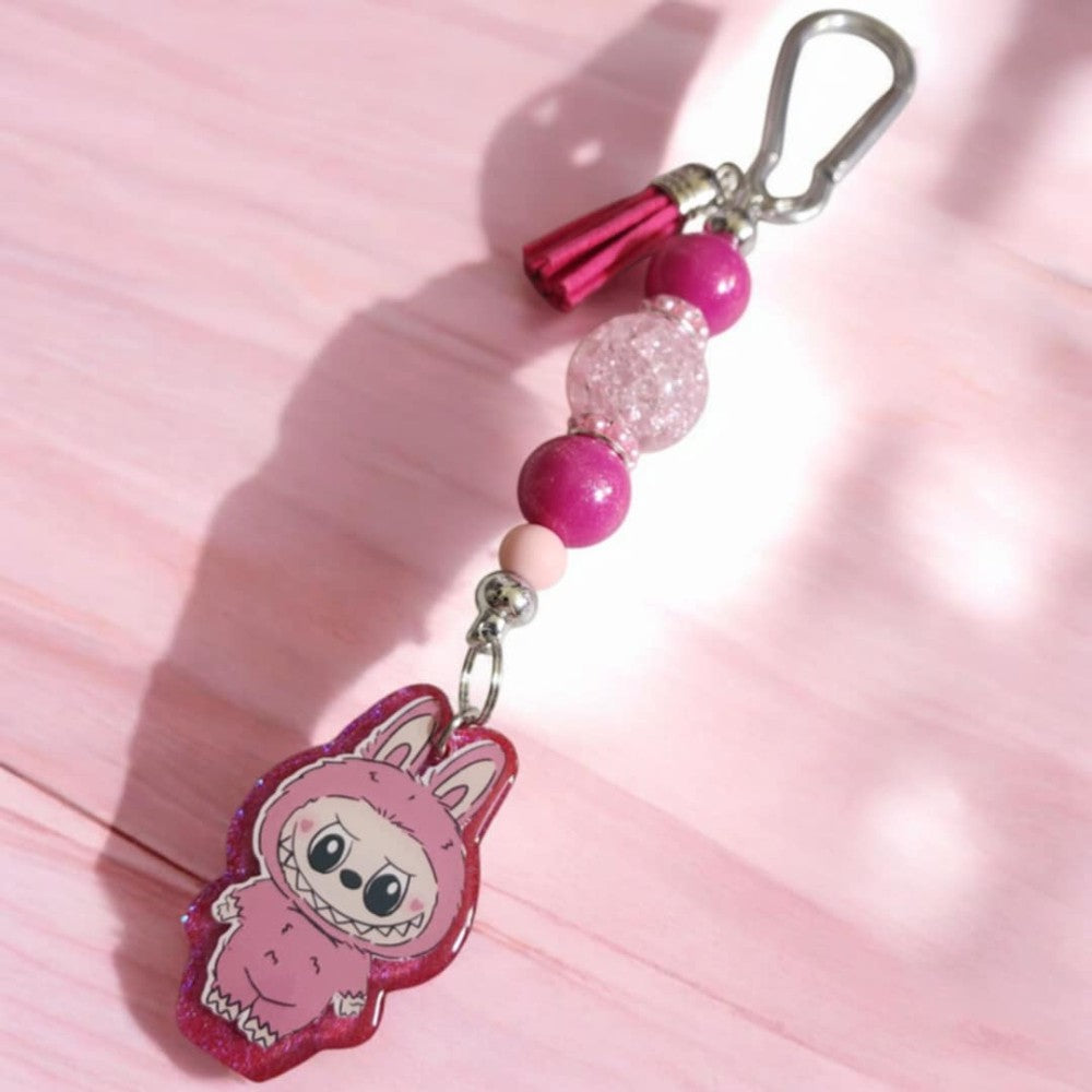 Charm Dangle: Pink Labubu RSV – Bliss Marketplace