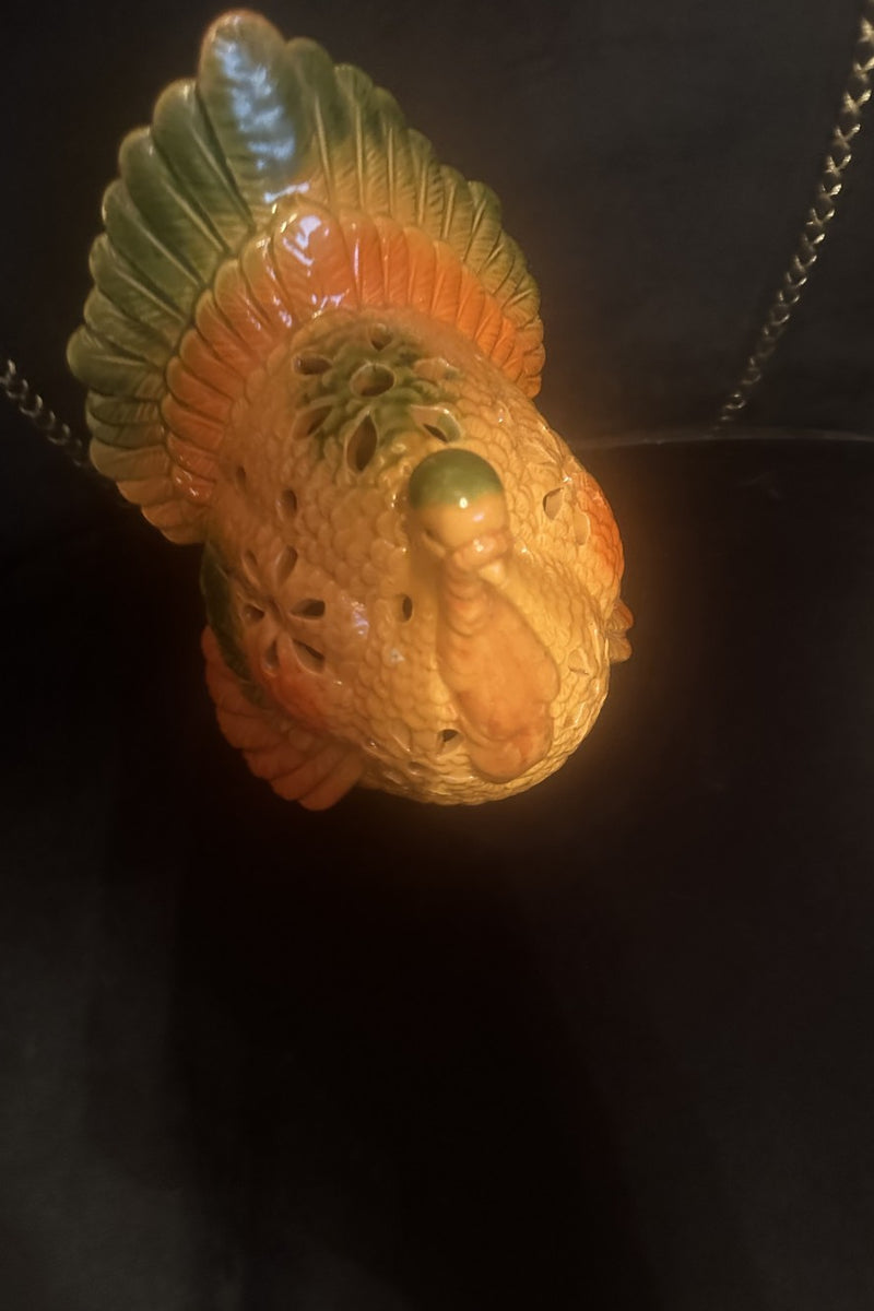 Vintage Turkey Tea light approx 8" 47 VV MTS – Bliss Marketplace