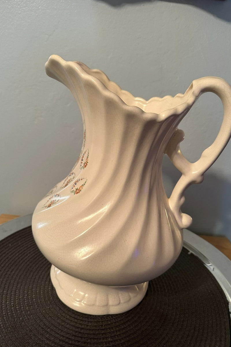 Pitcher Ceramic Swirl Floral MTS – Bliss Marketplace